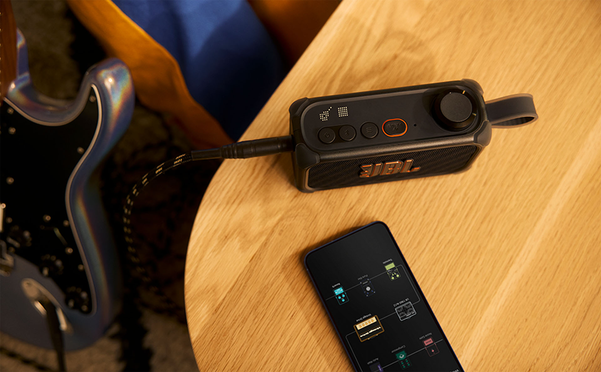 Loa Karaoke Bluetooth biểu diễn di động tích hợp AI JBL BandBox Solo ...